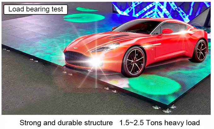 HD Interactive Lighted Floor Panels Led Display Tiles P3.9 Indoor Fixed ...